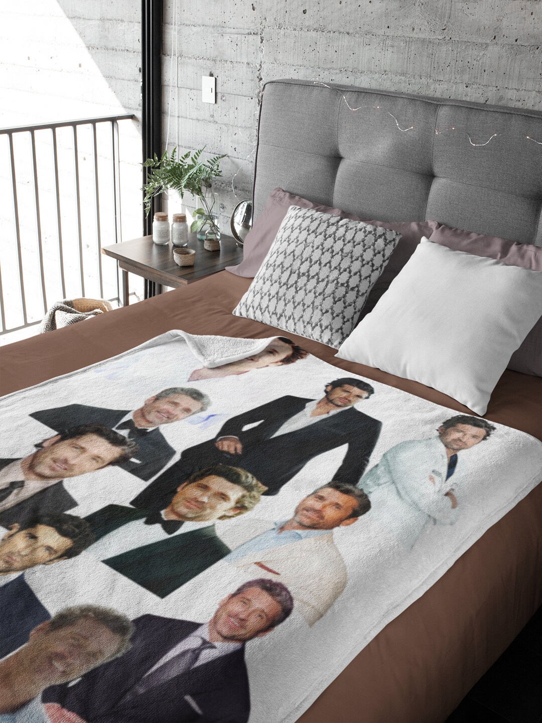 Patrick Dempsey Blanket, World's Sexiest Man Alive, Mcdreamy Blanket ...