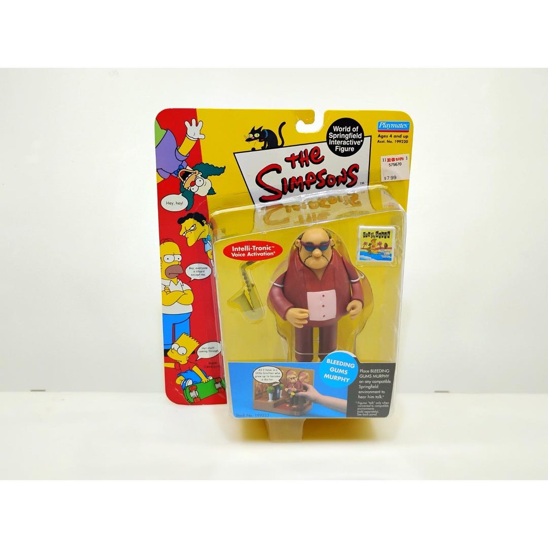 The Simpsons Bleeding Gums Murphy Series 6 World of Springfield Figure ...