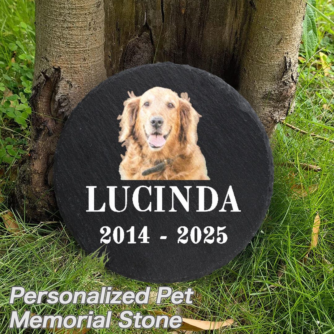 Pet Memorial Stone • Dog Headstone • Pet Remembrance Gift • Dog ...