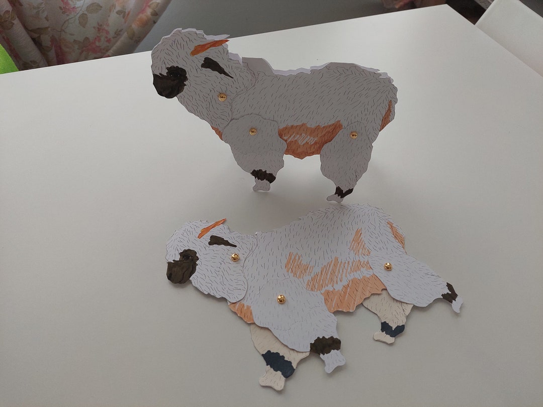 Printable Paper Lamb Toy - Etsy