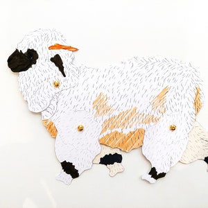 Printable Paper Lamb Toy - Etsy