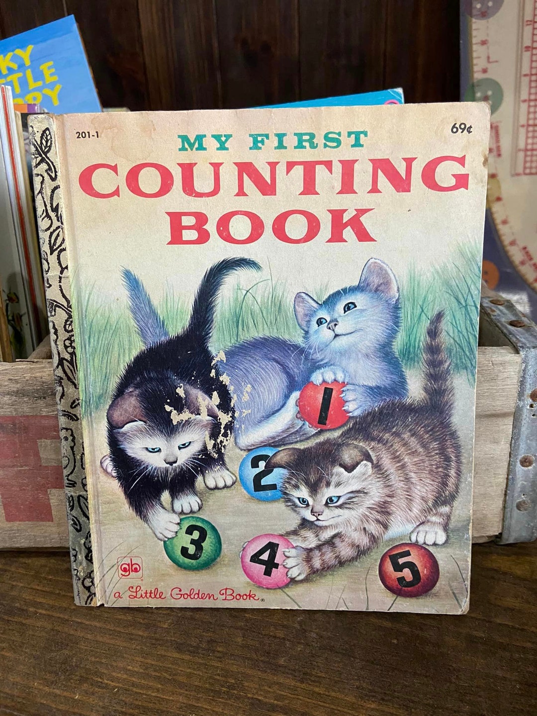 Vintage My First Counting Book Little Golden Book 1970s Childrens Book ...