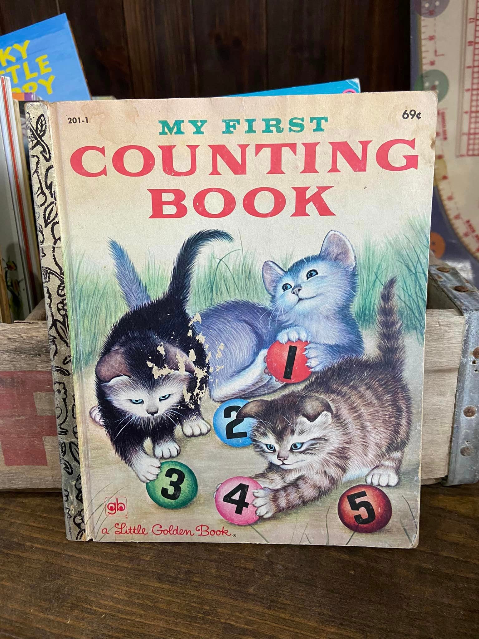 Vintage My First Counting Book Little Golden Book 1970s Childrens Book ...
