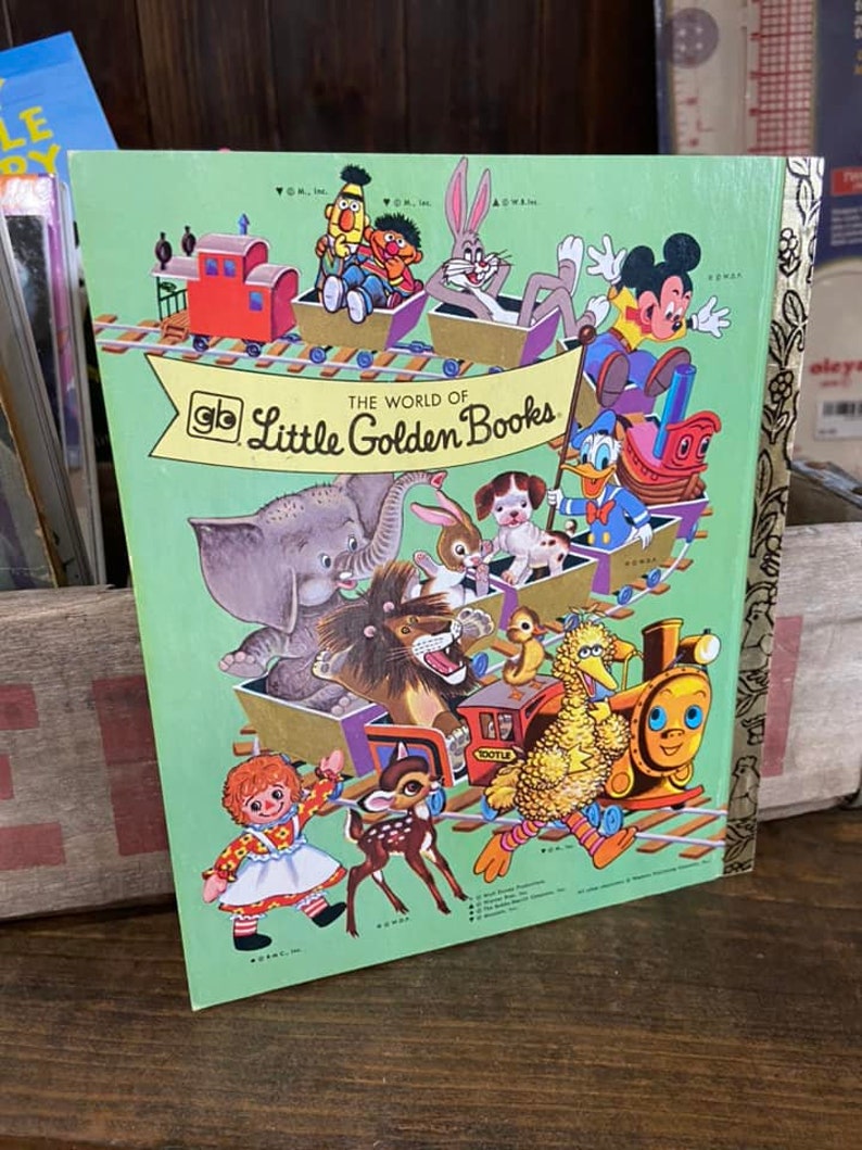Vintage Tootle Train Little Golden Book 1970s Childrens Book - Etsy
