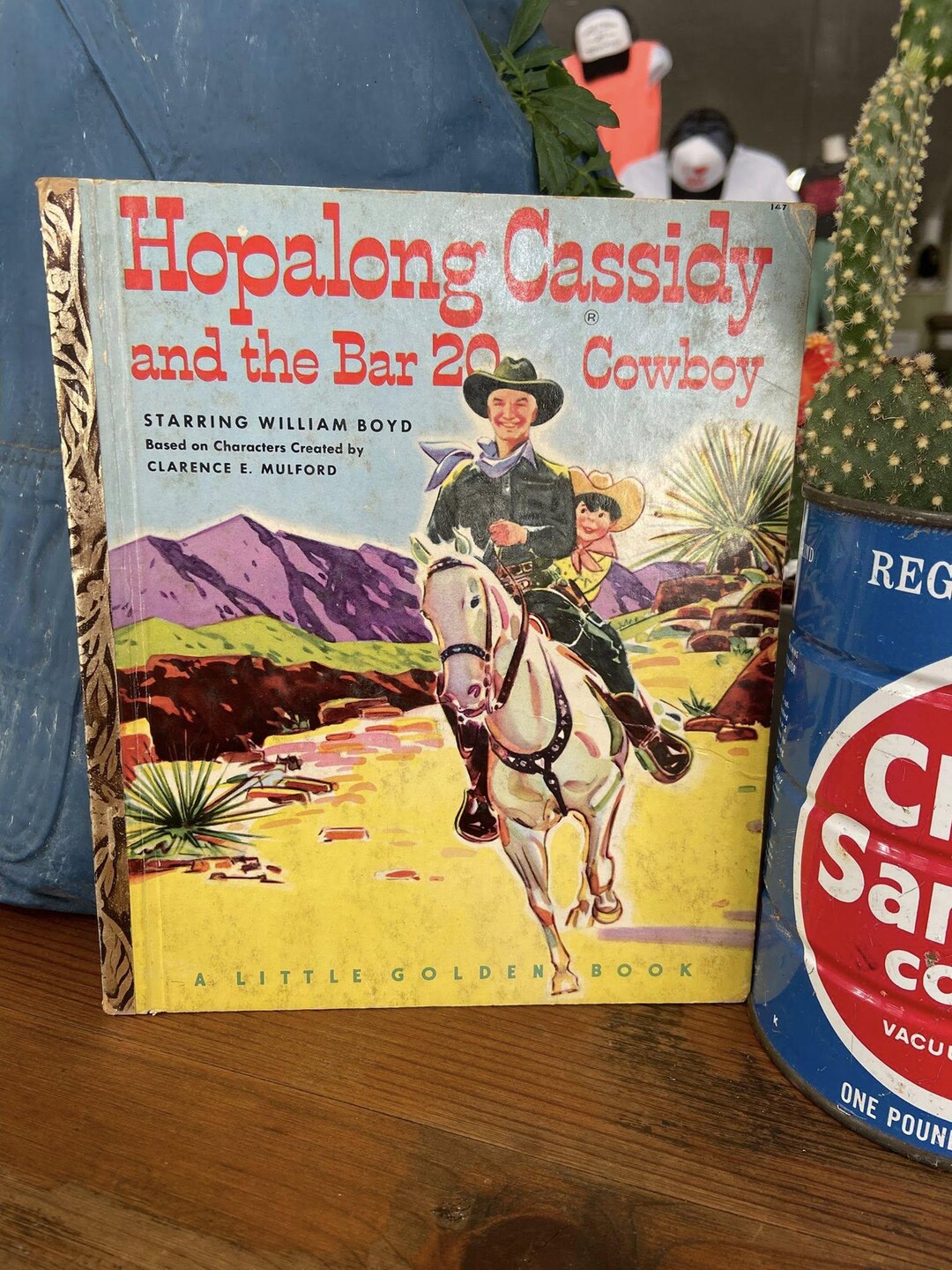 Vintage Hopalong Cassidy and the Bar 20 Cowboy Little Golden Book ...