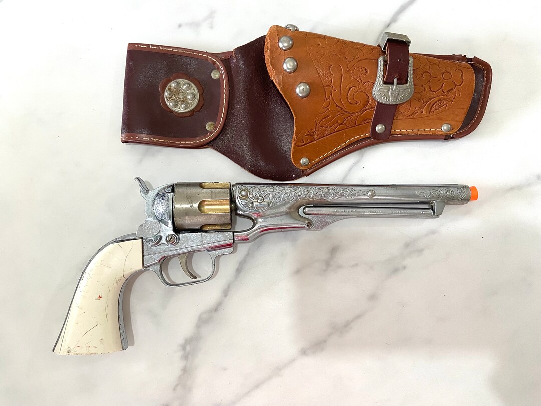 Vintage 1950s Hubley Toy Cap Gun Colt 45 Western Cowboys Toy Gun With ...