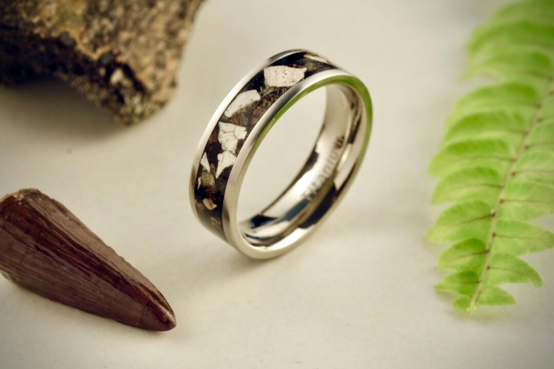Dinosaur Bone Ring | Spinosaurus, Raptor & Diplodocus Ring | Titanium ...