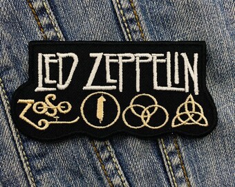 Led Zeppelin Embroidered Patch Badge Applique Iron on 382400 - Etsy