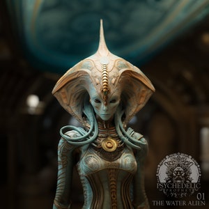 The Water Alien 01 | Digital - Etsy