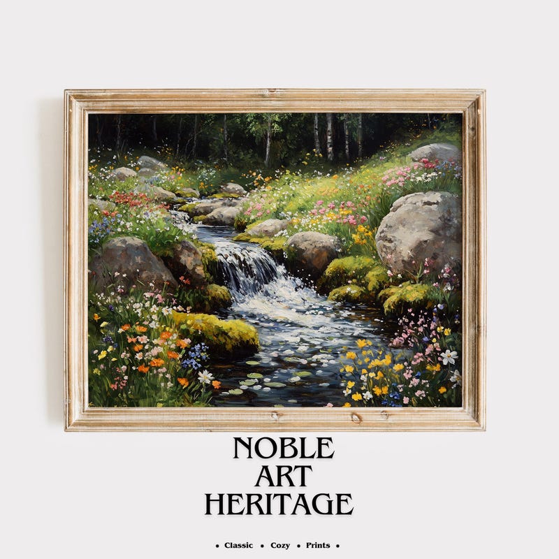 Babbling Brook Wall Art - Etsy