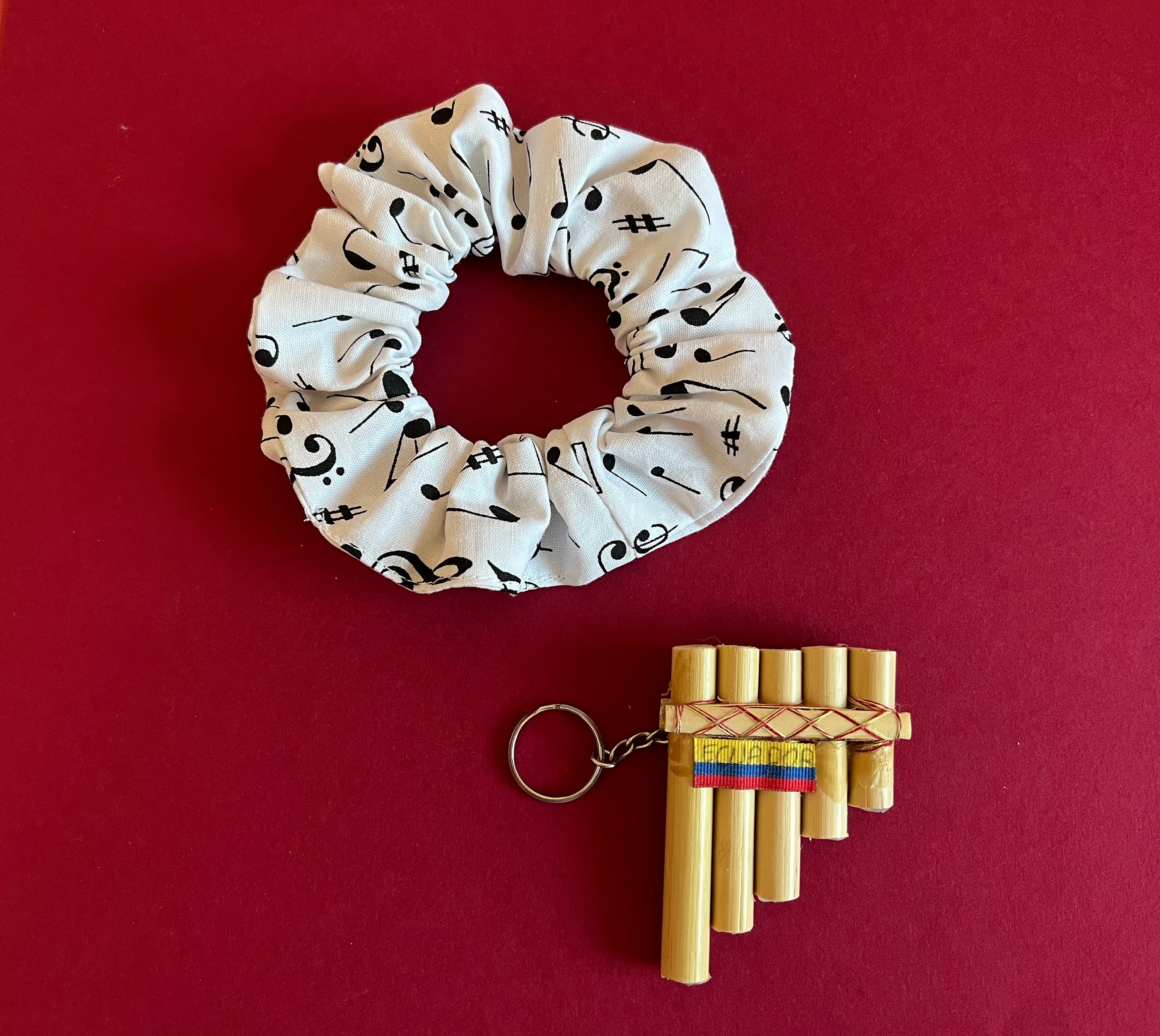 Music Notes and Symbols Scrunchies, Musicians Scrunchy, Gift for Band ...