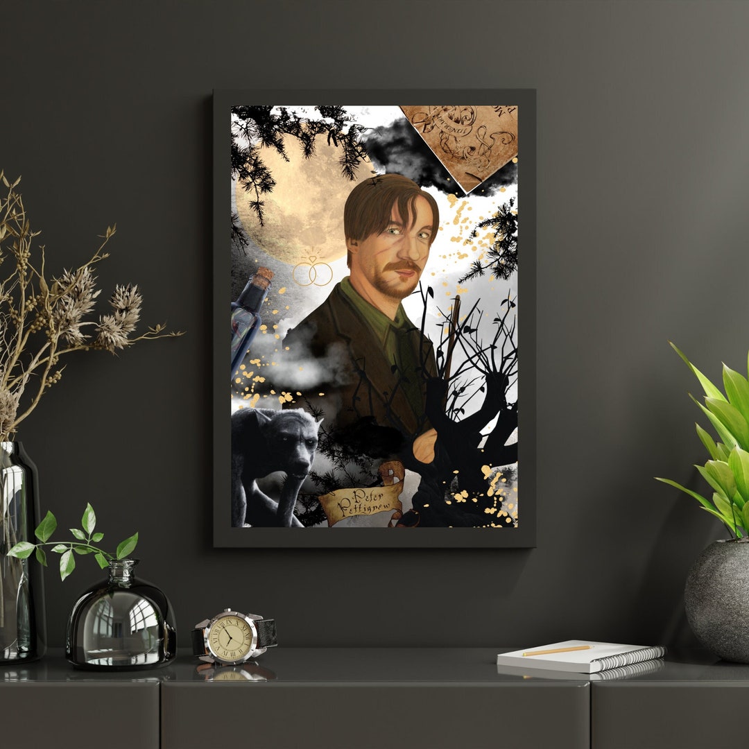 Remus Wolf Wall Art Digital Download Wizard Portrait Print - Etsy