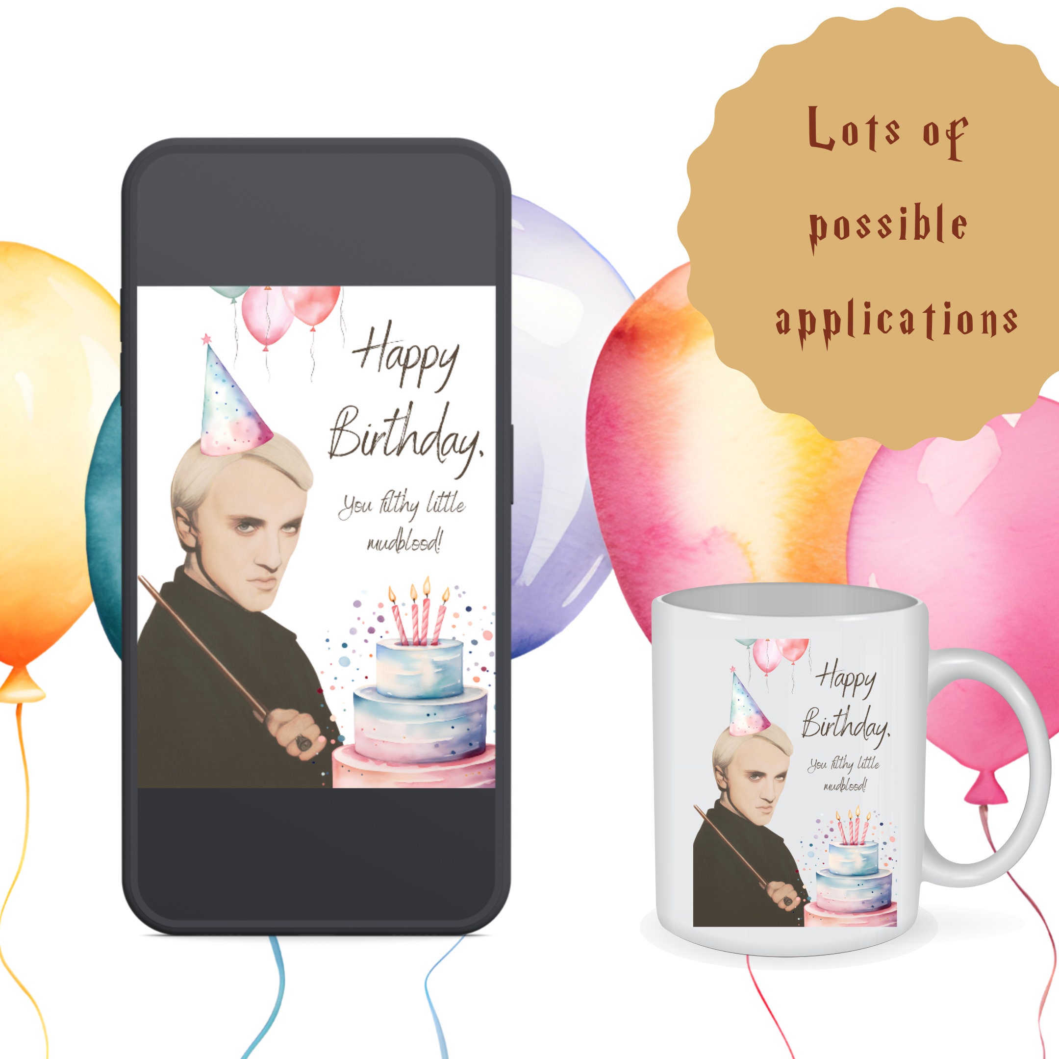 Printable Birthday Card Wizard Birthday, Funny Greeting Card ...