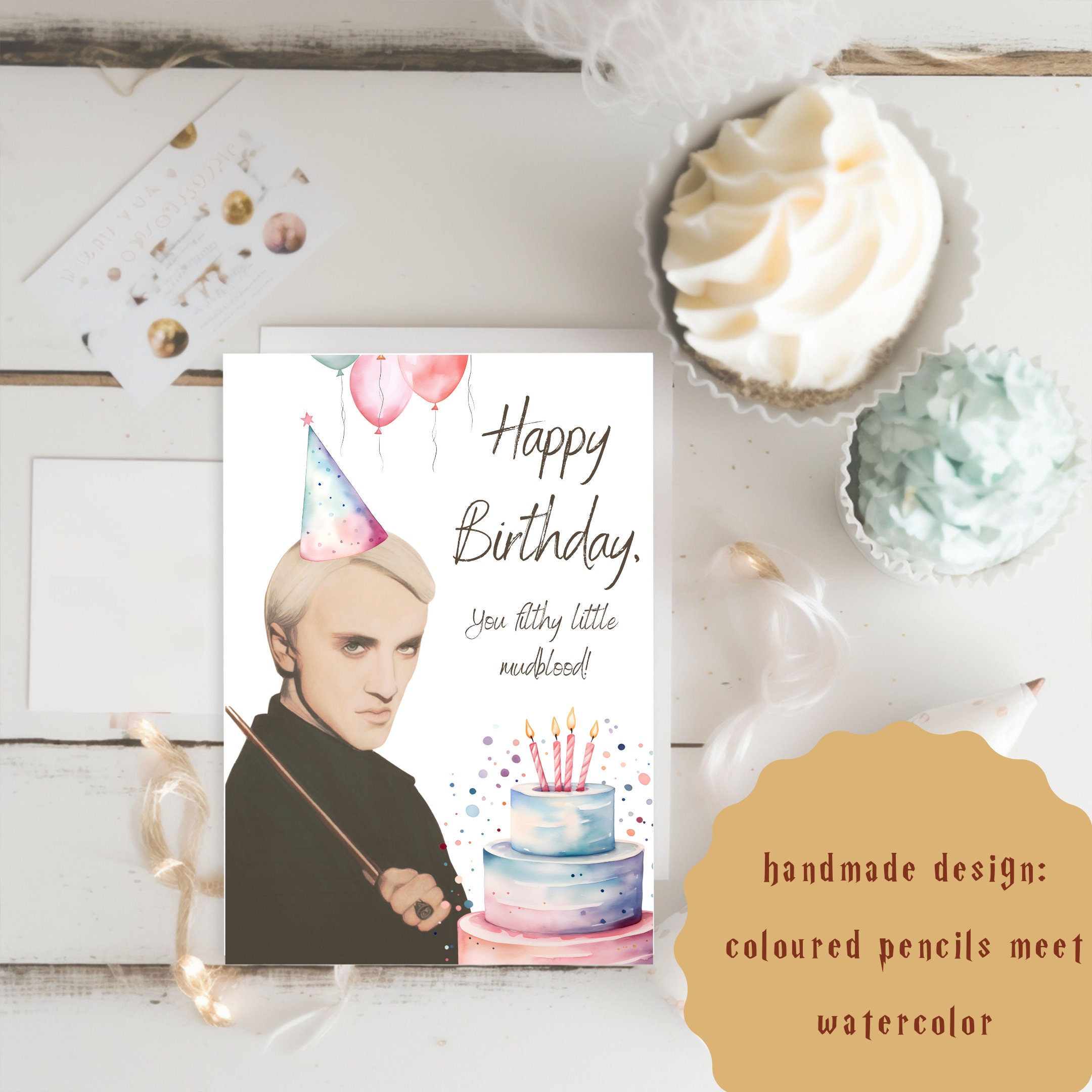 Printable Birthday Card Wizard Birthday, Funny Greeting Card ...