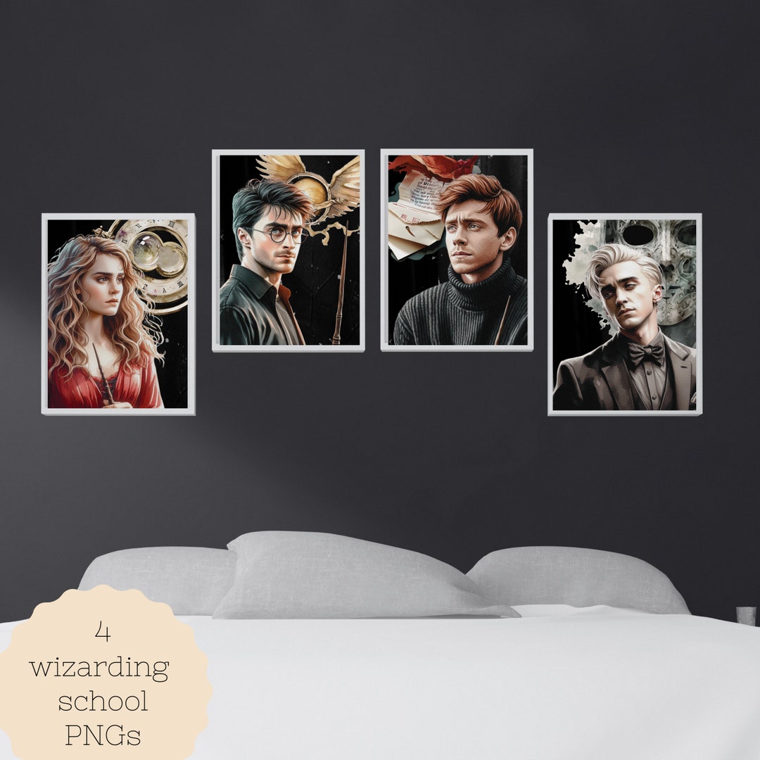 4 Printable Magic School Posters, Digital Download Magic School ...