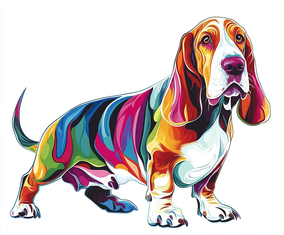 30 Designs in 1! All Different Dog Breeds. Funky, Retro & Colourful ...