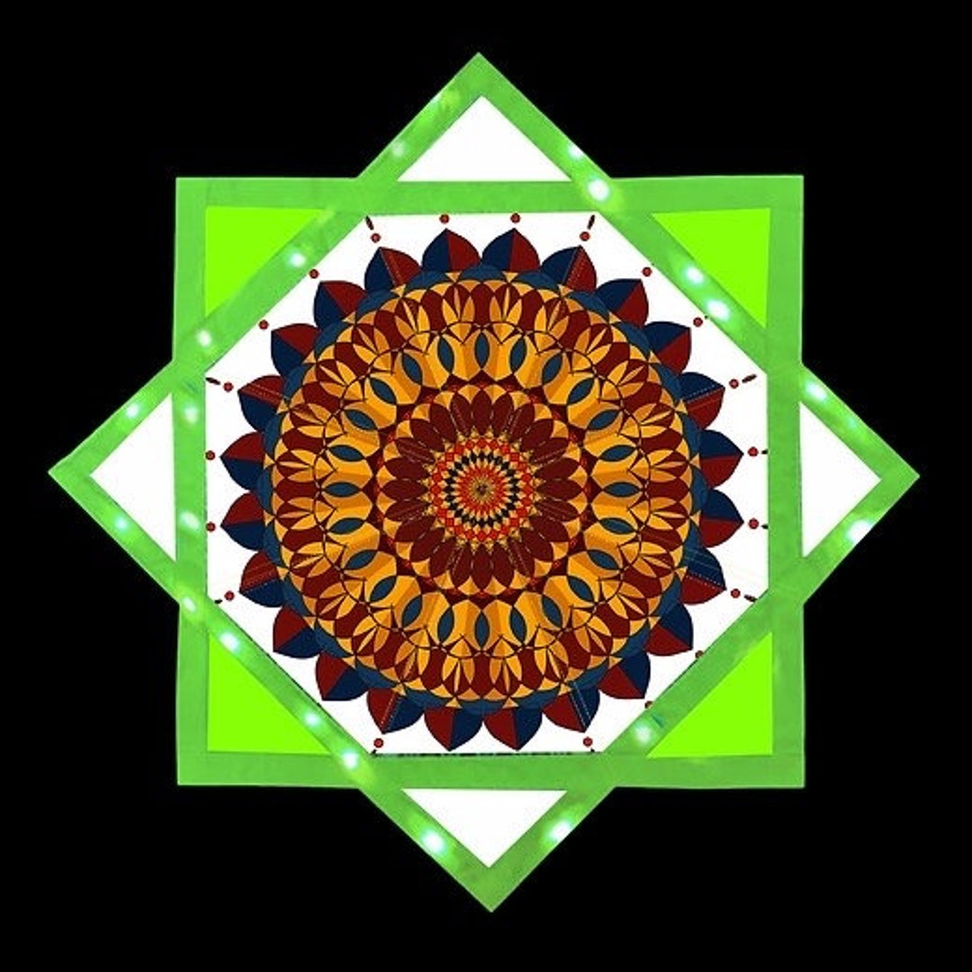 LED Dapo Star rangoli - Etsy