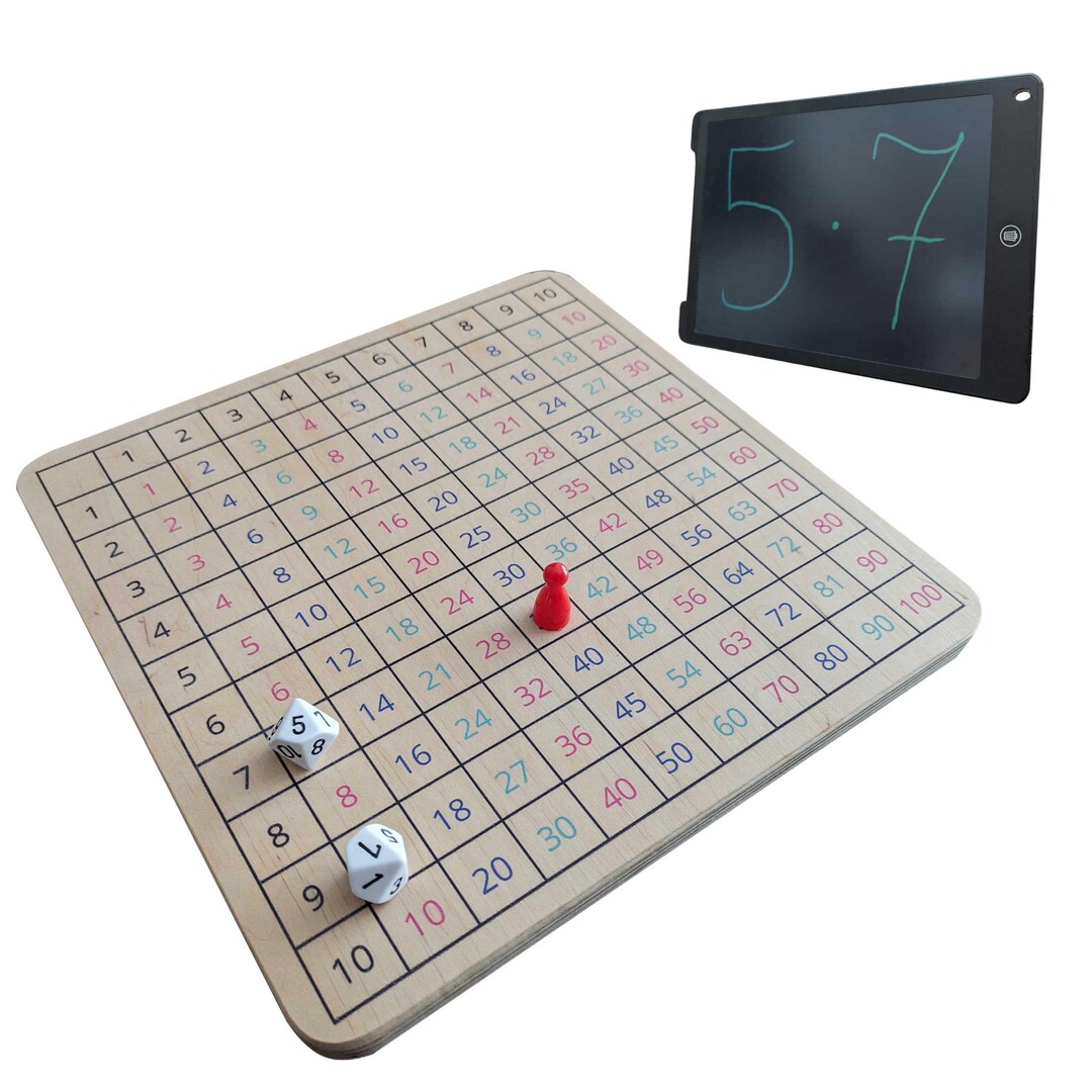 Multiplication Table Game Learning Letters 2in1 With Graphics Tablet ...