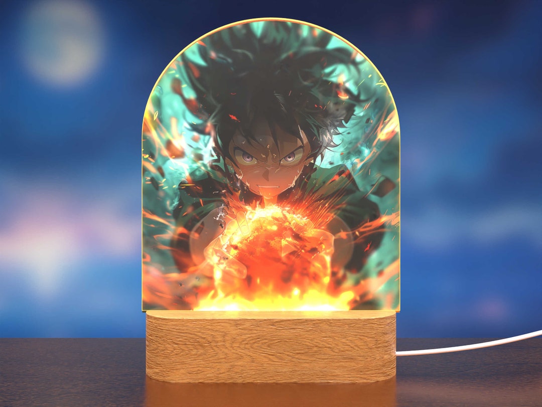 Anime Character Led Lamp Bedside Lamp With Manga Theme Night Light ...