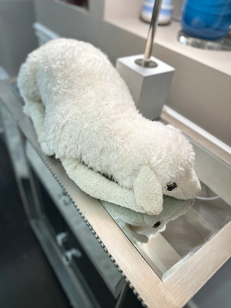 DITZ Design Life-like Lamb Sheep With Weighted Paws , Realistic Laying ...