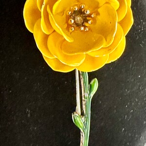 Signed Crown Trifari Brooch Flower. It is Lovely and You Will - Etsy