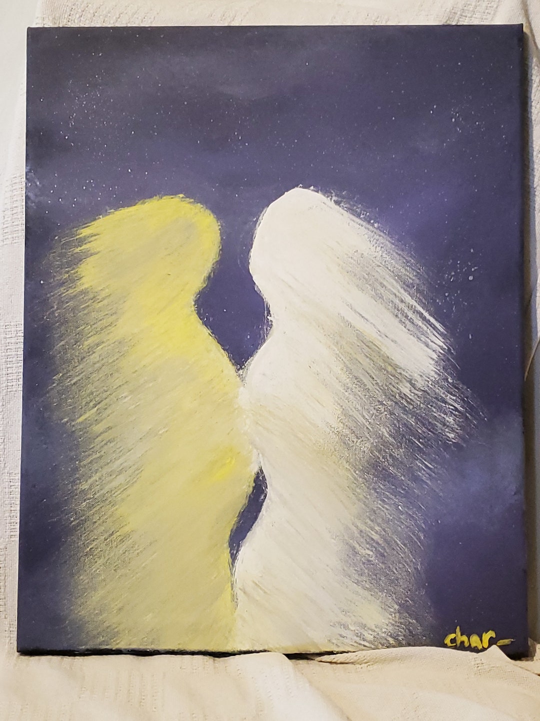 16"x20" Souls Meeting Painting - Etsy