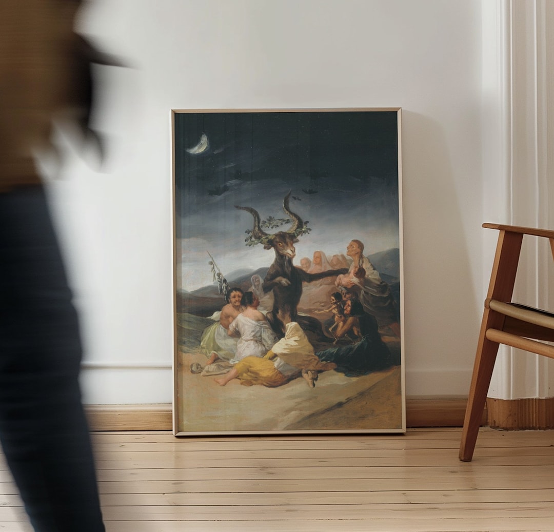 Witches Sabbath Francisco De Goya Ocult Oddities Oil Painting, Alchemy ...