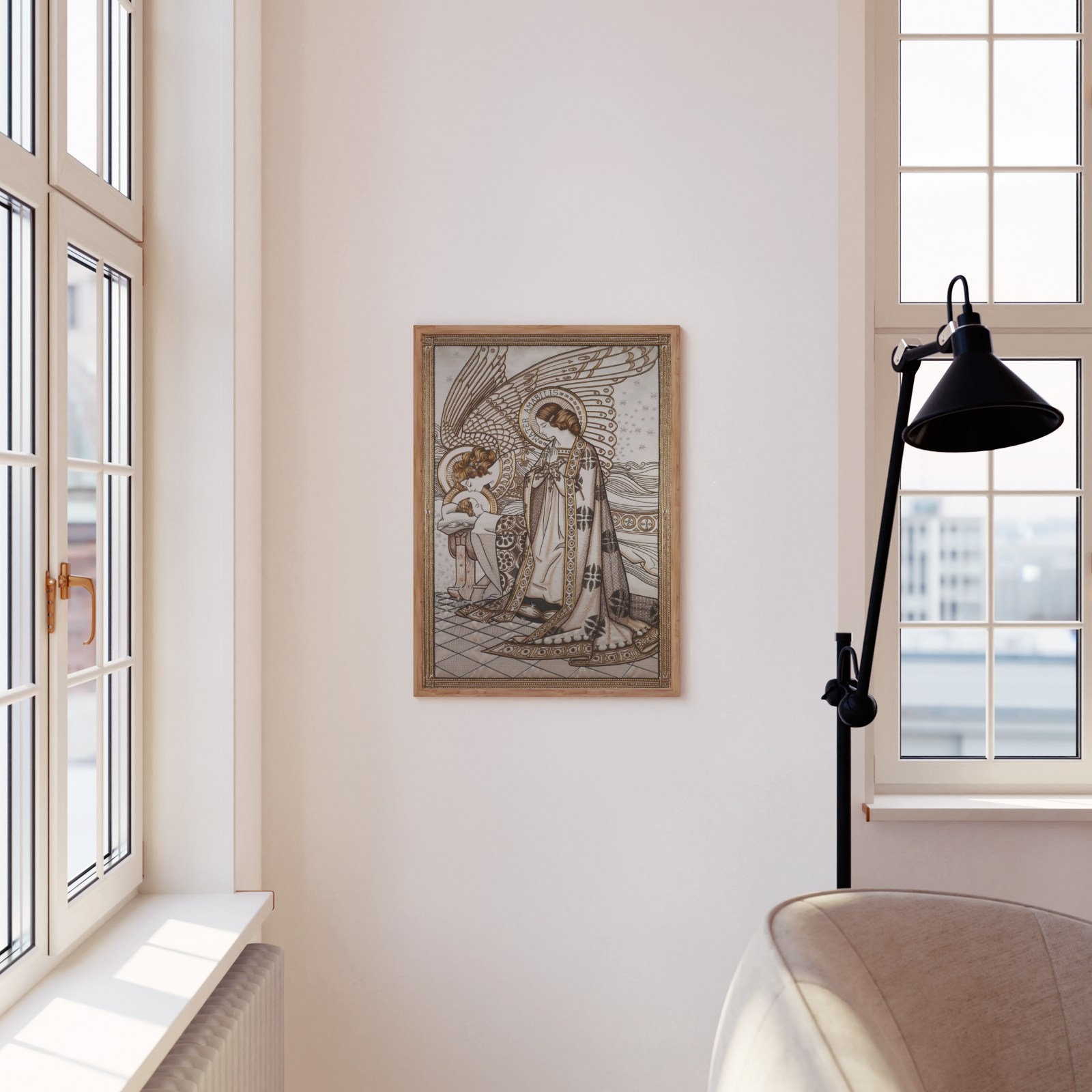 Mater Amabilis Mother Most Amiable Ezio Anichini Painting, Vintage ...