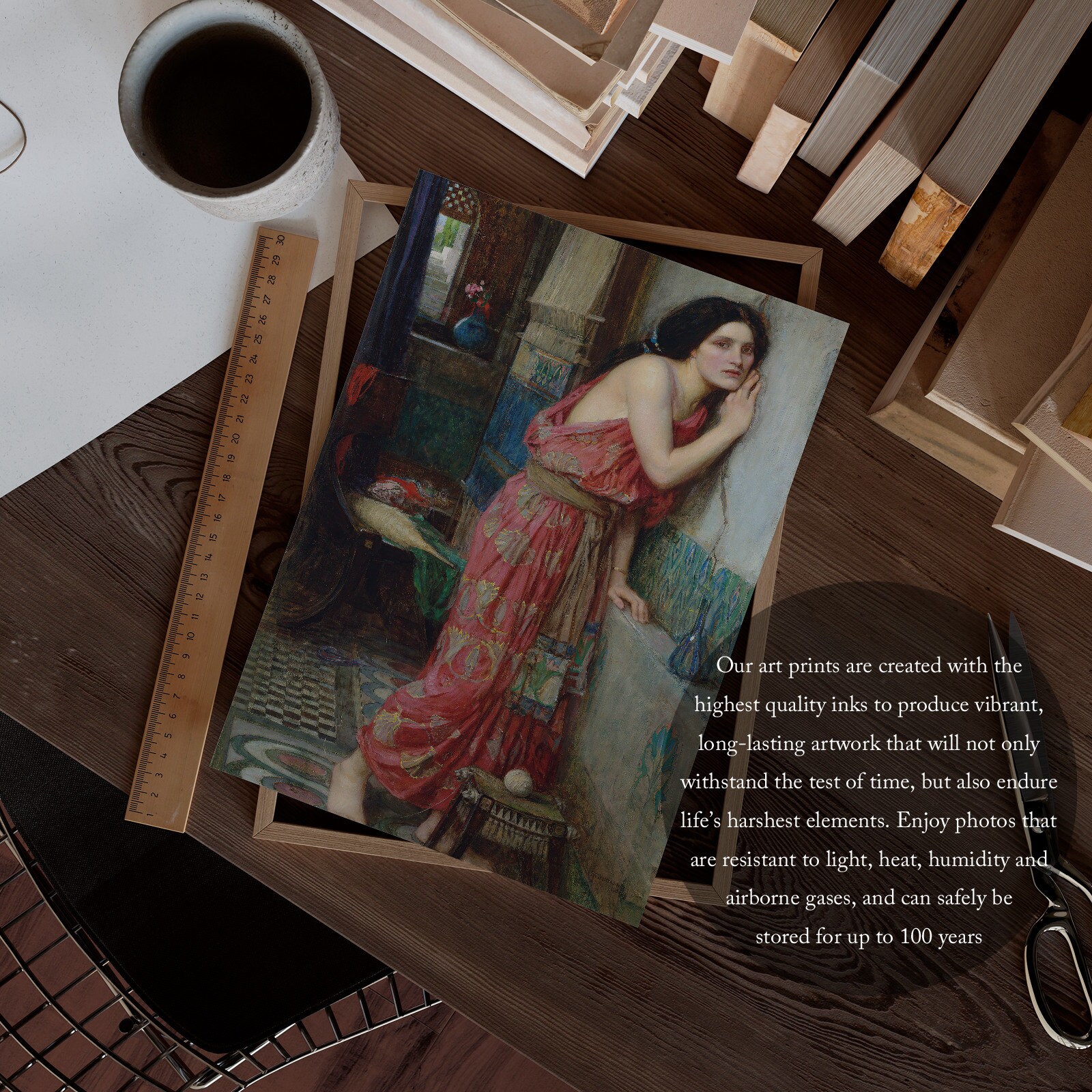 Thisbe John William Waterhouse Vintage Babylon Woman Portrait Print, Wall Art Poster, Painting ...