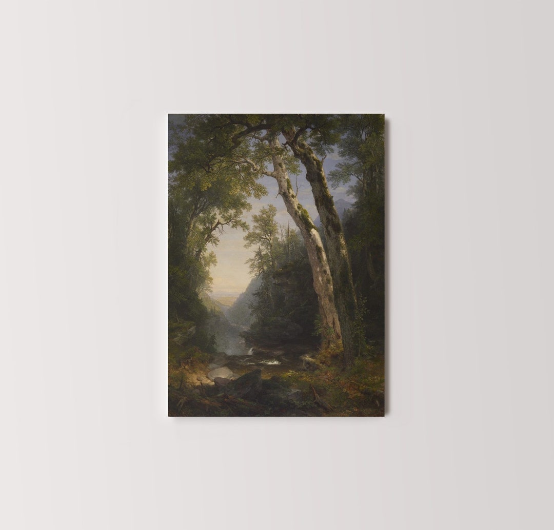 The Catskills Asher Brown Durand Vintage New York Mountian Print ...