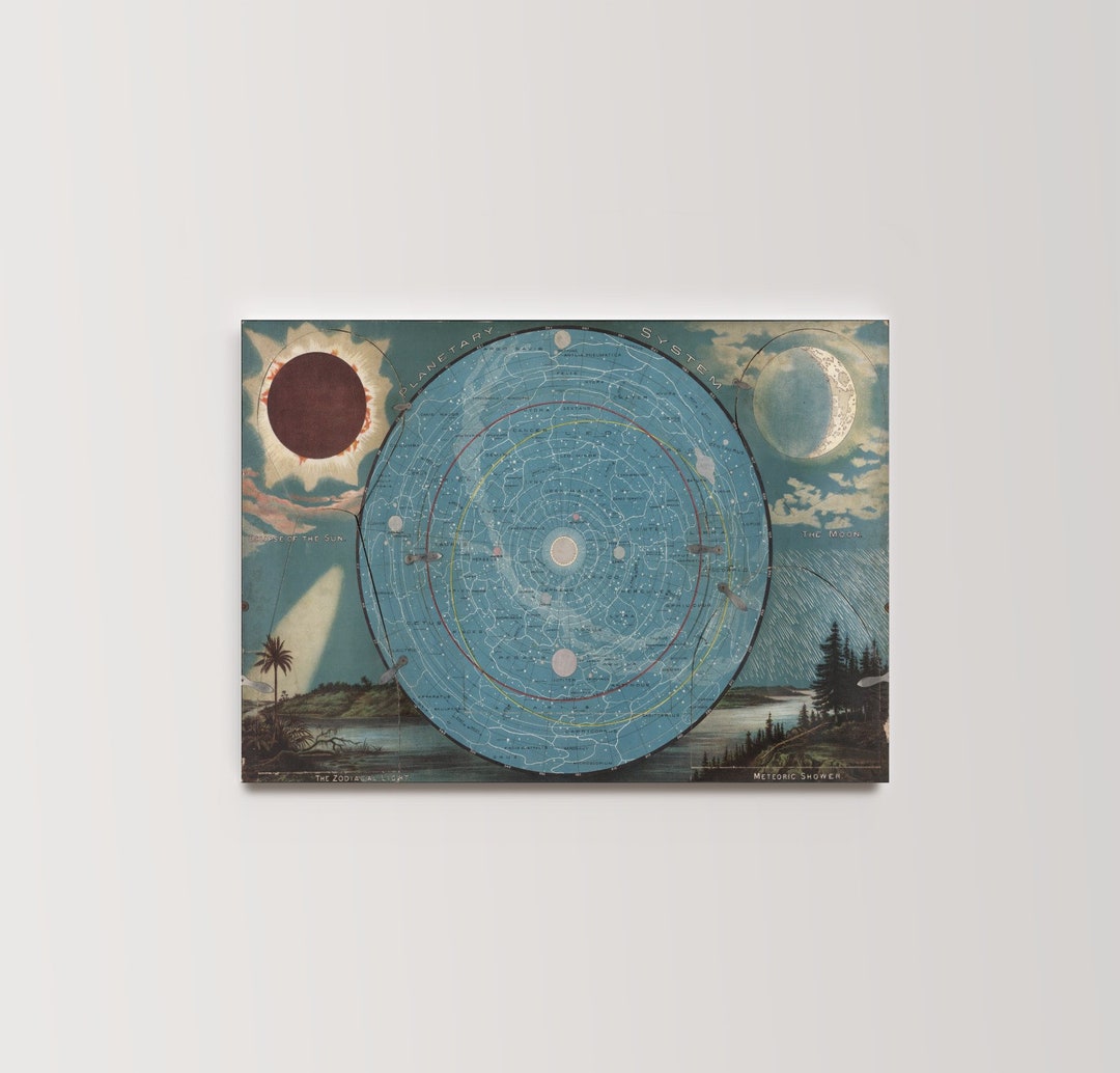 Levi Walter Yaggy Planetary System Eclipse of the Sun the Moon the ...