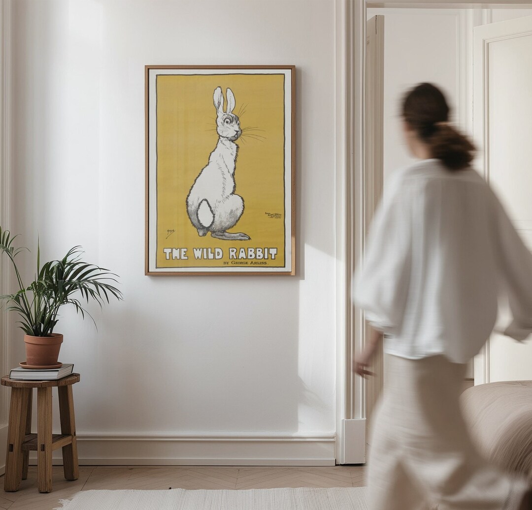 John Hassall the Wild Rabbit George Arliss Vintage Theater Production ...