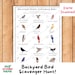 Bird Scavenger Hunt for Kids, Outdoor Activity and Nature Study for ...