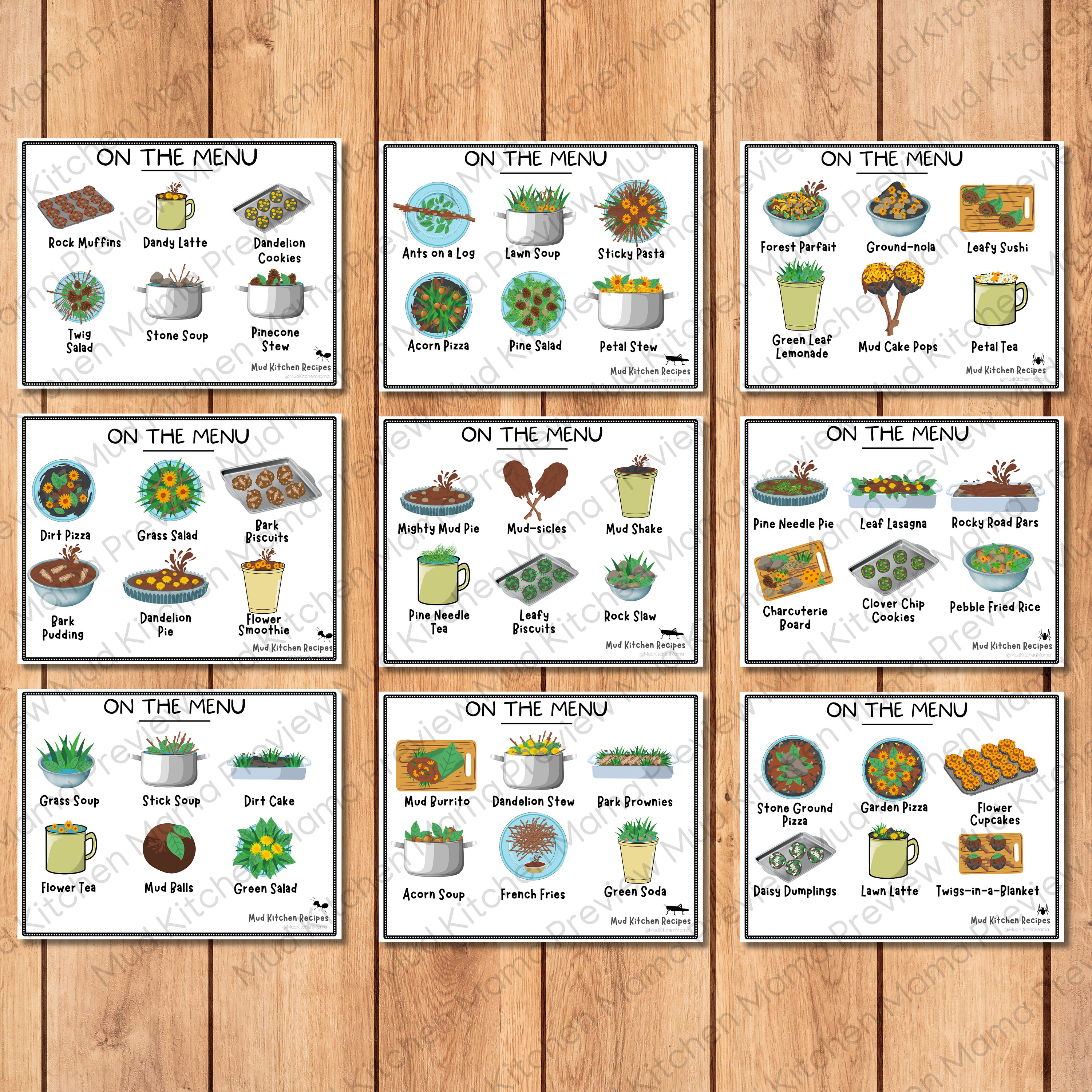 BUNDLE! Complete Skill-based Mud Kitchen Recipe Collection! Learning ...