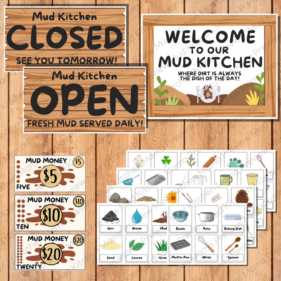 Mud Kitchen Dramatic Play, Pretend Play, Outdoor Activities for Early ...