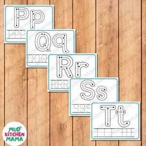 Basic Alphabet Letter Tracing Practice Set for Homeschool, Preschool ...