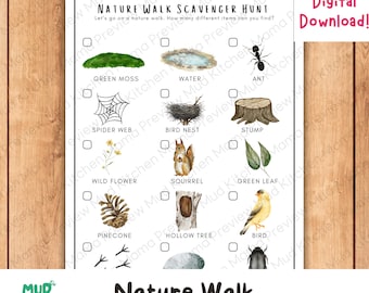 Farm Scavenger Hunt for Kids, Outdoor Activity and Nature Study for ...