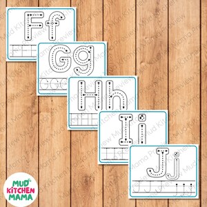Basic Alphabet Letter Tracing Practice Set for Homeschool, Preschool ...
