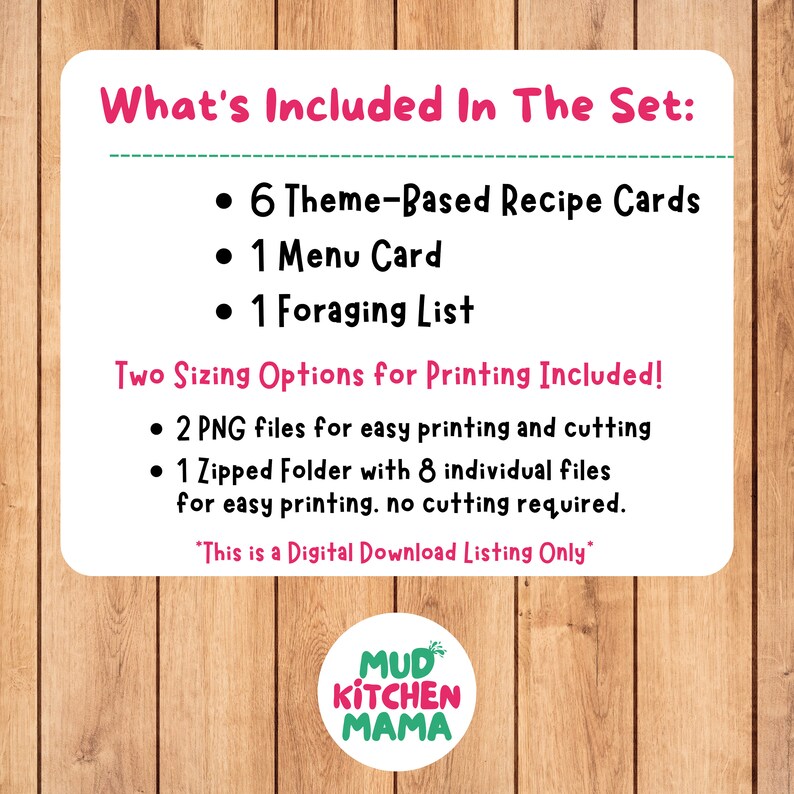 Bakery Mud Kitchen Recipes, Fun Learning Resource for Outdoor Forest ...