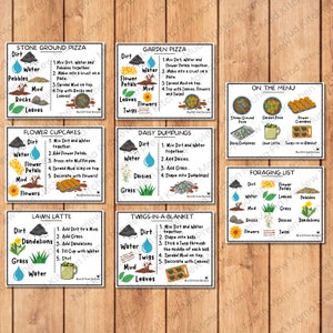 Complete Advanced Mud Kitchen Recipe Collection, Kids Outdoor ...