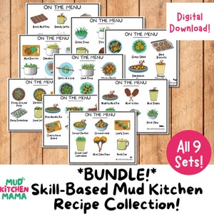 BUNDLE Complete Skill-based Mud Kitchen Recipe Collection Learning ...