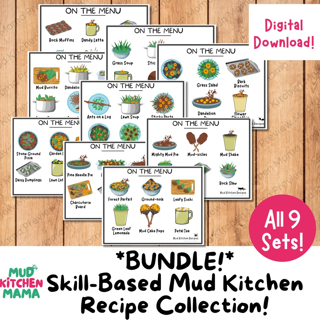 BUNDLE! Complete Skill-based Mud Kitchen Recipe Collection! Learning ...