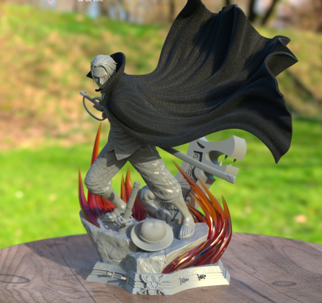 One Piece Shanks With Pirate Flag High Quality Full 3D Figure. - Etsy ...