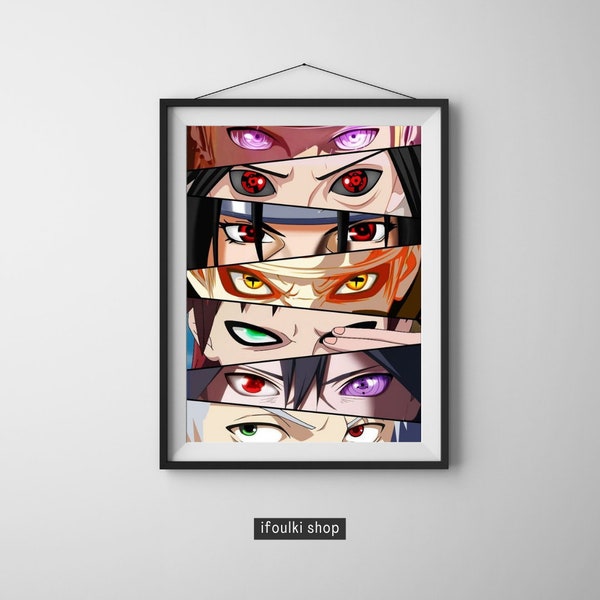 Anime Naruto Poster Art Manga - Etsy