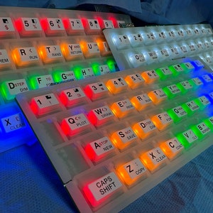 The Mechboardzx LED - Sinclair ZX Spectrum 16K/48K Mechanical Keyboard ...