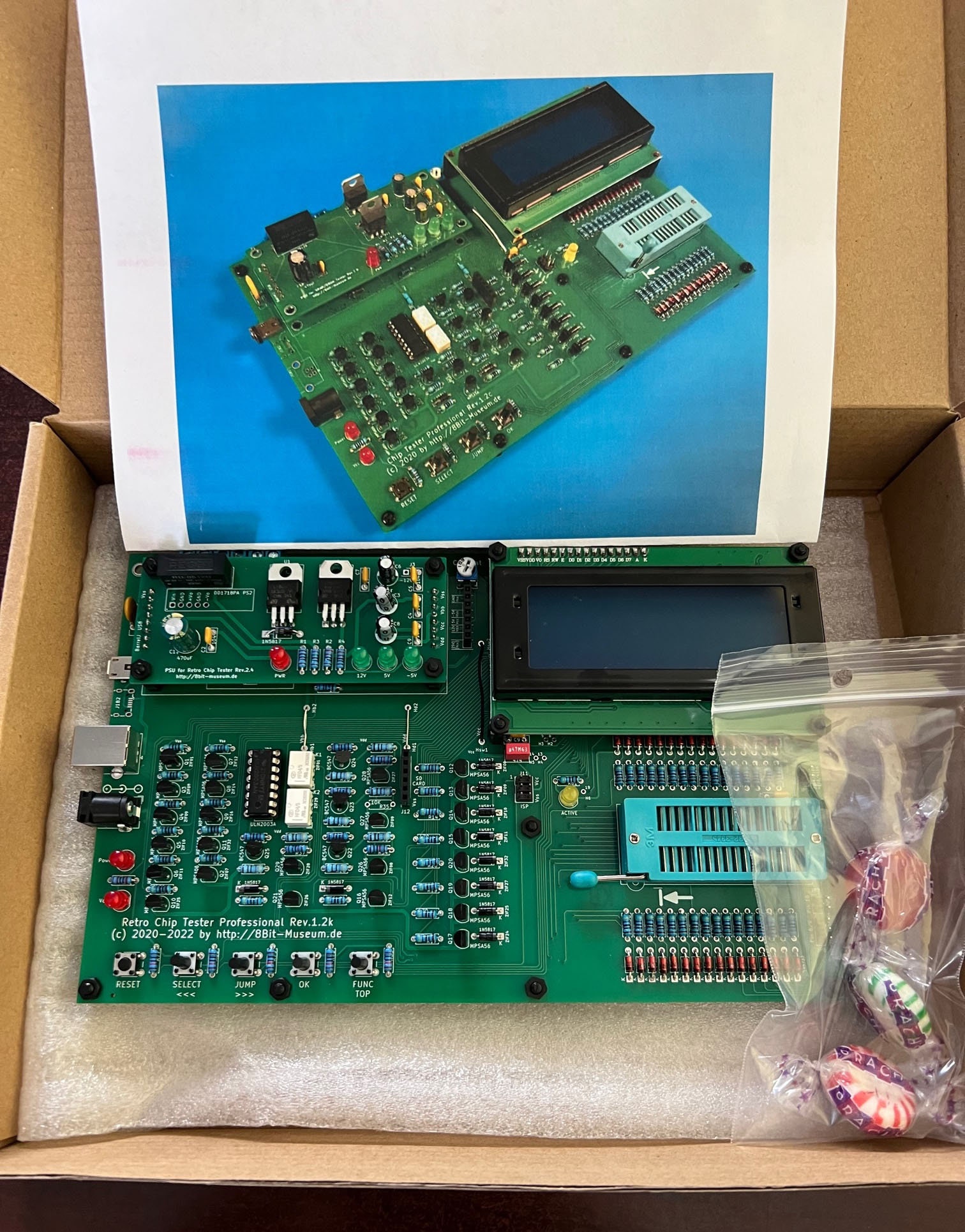 Retro Chip Tester Professional Complete - Integrated Circuit Tester ...