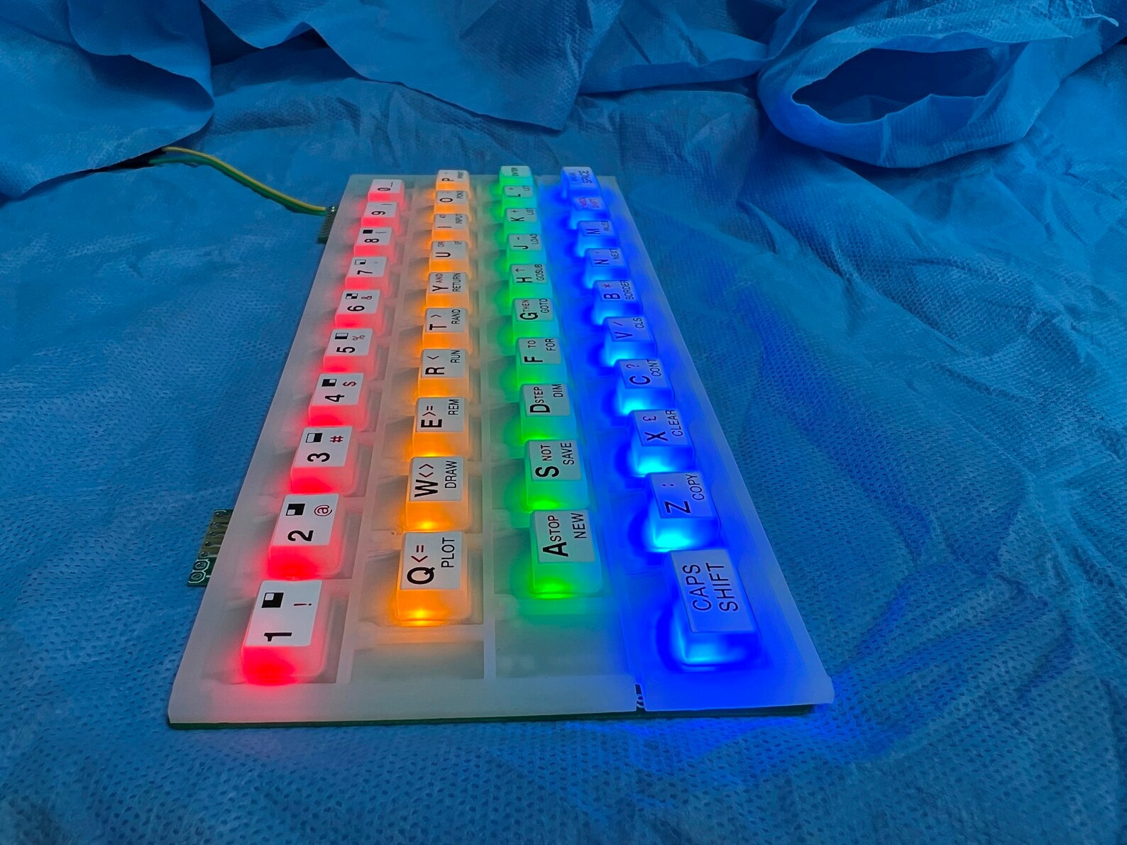 The Mechboardzx LED - Sinclair ZX Spectrum 16K/48K Mechanical Keyboard ...