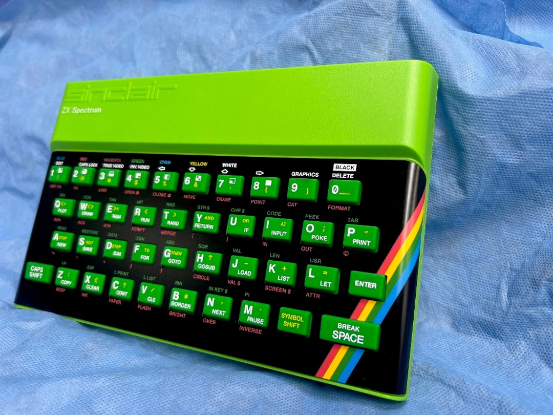 Sinclair ZX Spectrum 16K / 48K Replacement Case - Repro Set Green - Etsy