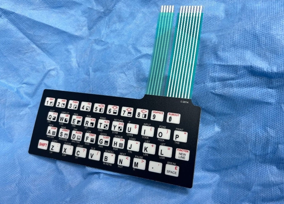 Sinclair ZX81 / Timex 1000 – Keyboard Membrane Replacement - Etsy
