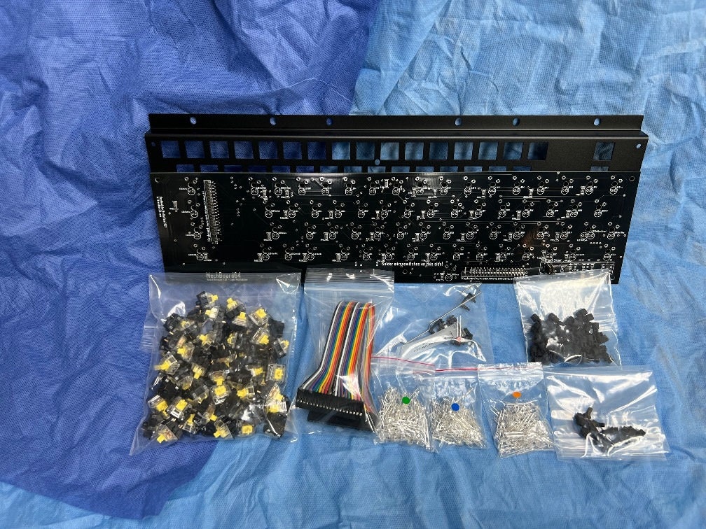 Mechboard64 LED Commodore Mechanical Keyboard - Kit Version - Etsy
